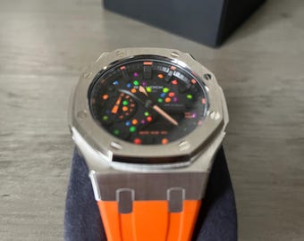 Casio G-shock GA2100 Casioak Custom Paint Splatter Effect Dial Gifts ...
