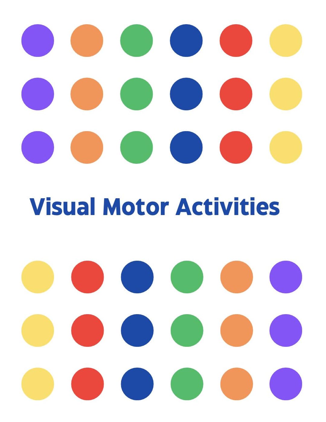 Visual Motor Practice Early Elementary Instant Download - Etsy