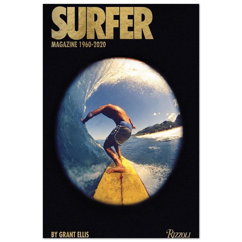 Vintage Surfer Magazine Cover Poster - Retro Beach Art Print - Perfect ...