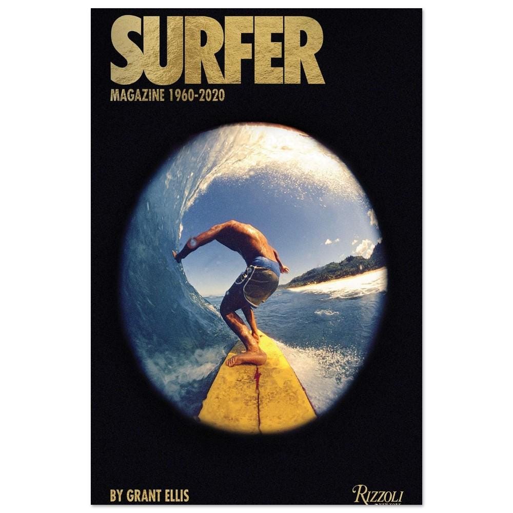 Vintage Surfer Magazine Cover Poster - Retro Beach Art Print - Perfect ...