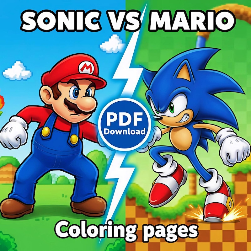 Sonic Mario Party - Etsy