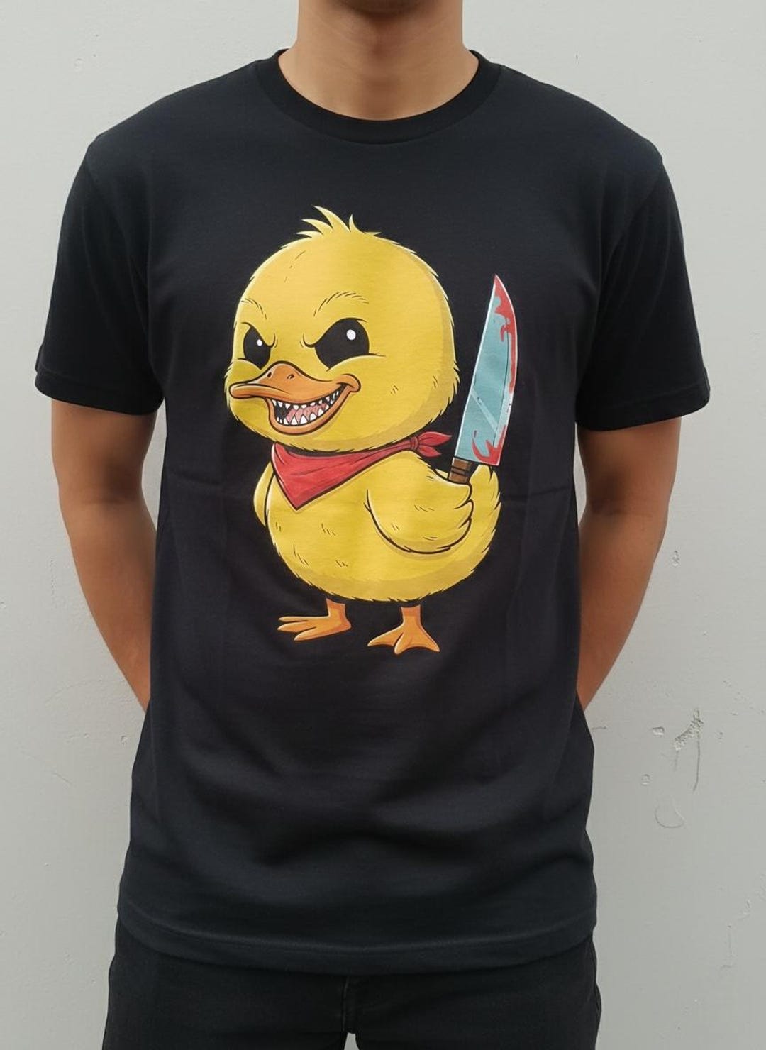 True Crime Gift Psycho Duck PNG, Horror Movie Fan Sublimation, Slasher ...