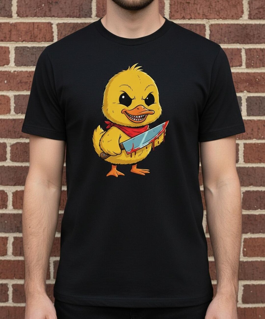 Deadly Duck PNG, Slasher Duckie With Knife Sublimation Design, Horror ...