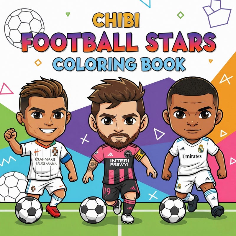 Coloring Books Football - Etsy UK
