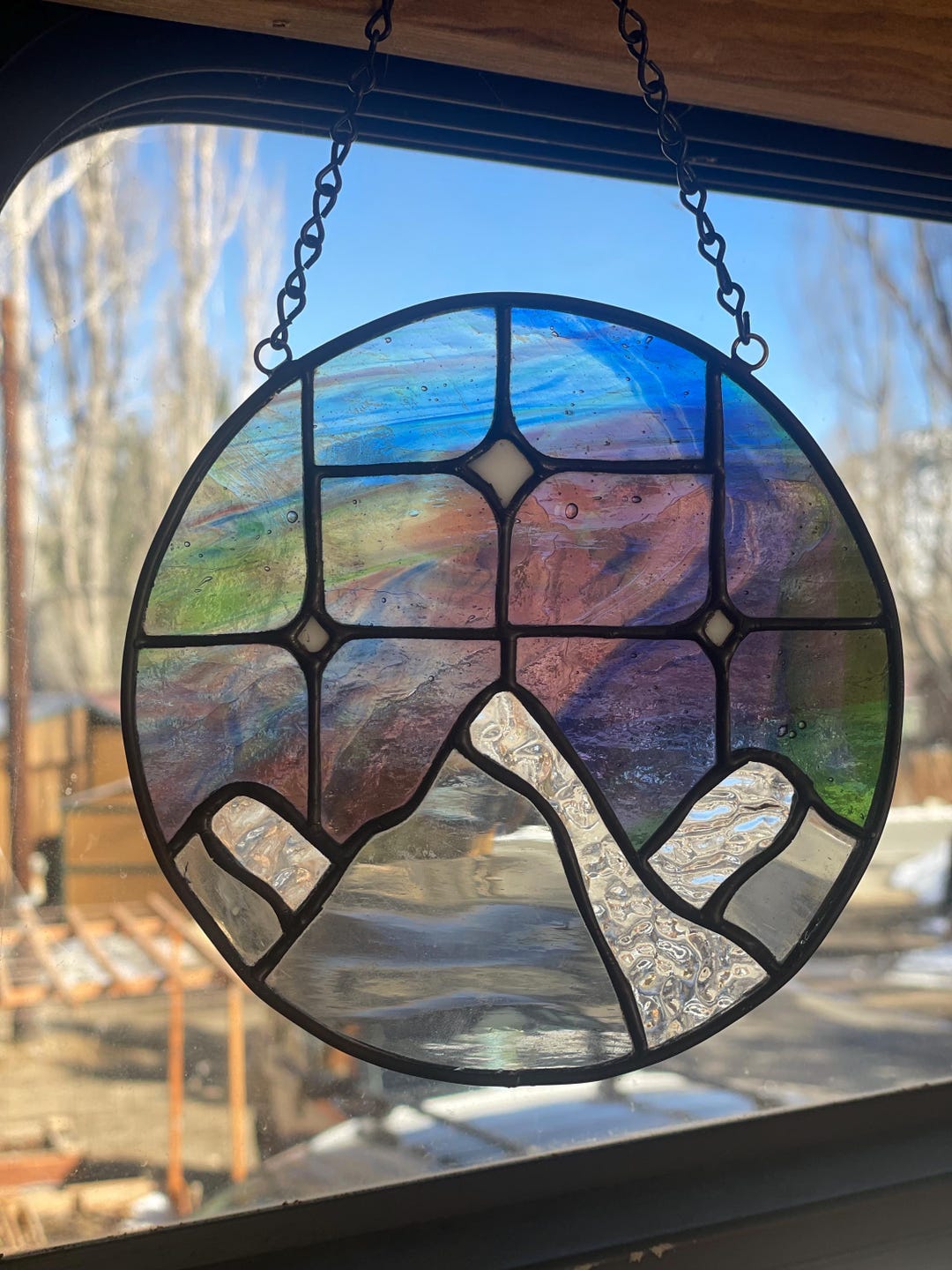 ACOTAR - Velaris Mountains Stained Glass Sun Catcher - Night Court ...