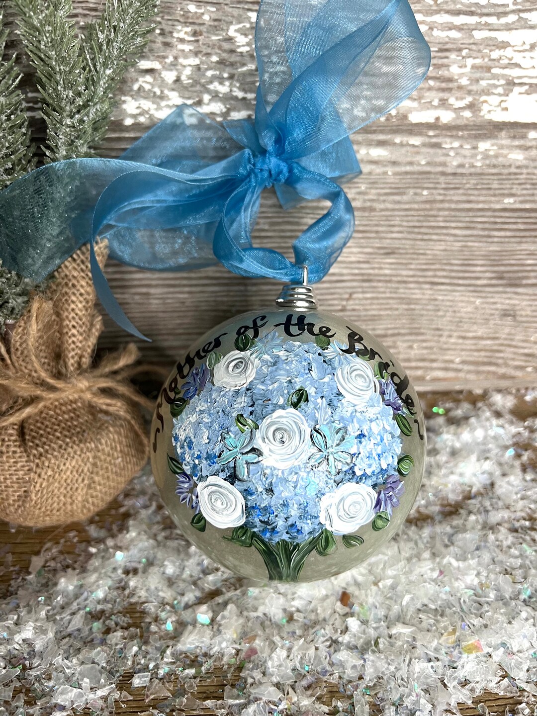 Flower Bouquet Ornament: Mother of the Bride/groom Gift - Etsy
