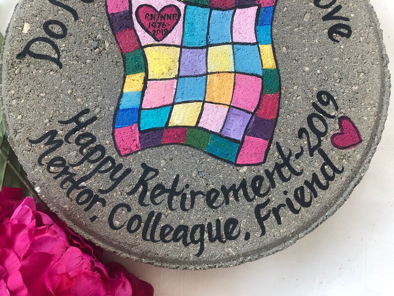 QUILT Gift, Seamstress Gift, Retirement Gifts, Painted Quilt, Nurse ...