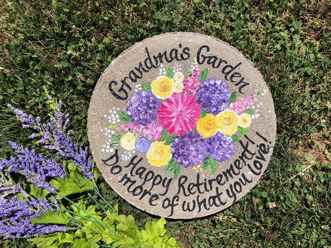 Retirement Gift Flowers Grandma Retirement Retirement - Etsy
