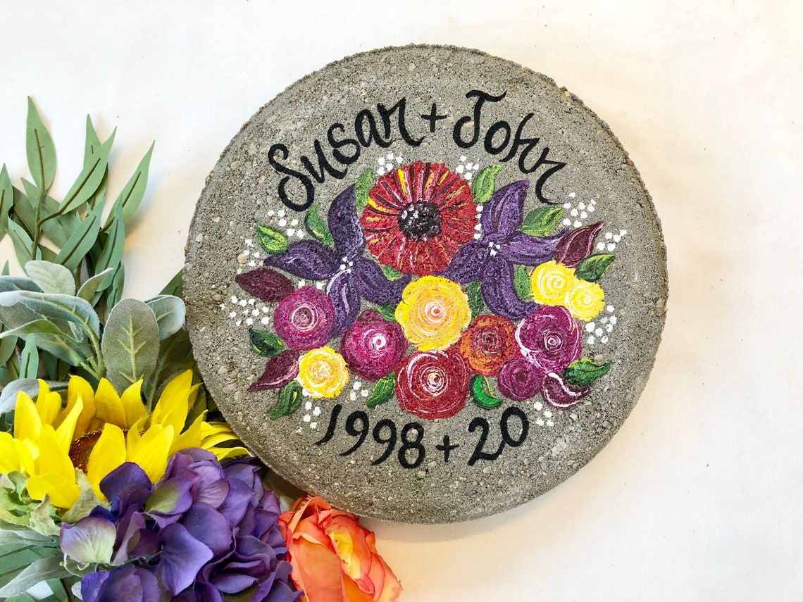 ANNIVERSARY GIFT, Anniversary Stone, Wedding Gift, Bride & Groom Gift ...