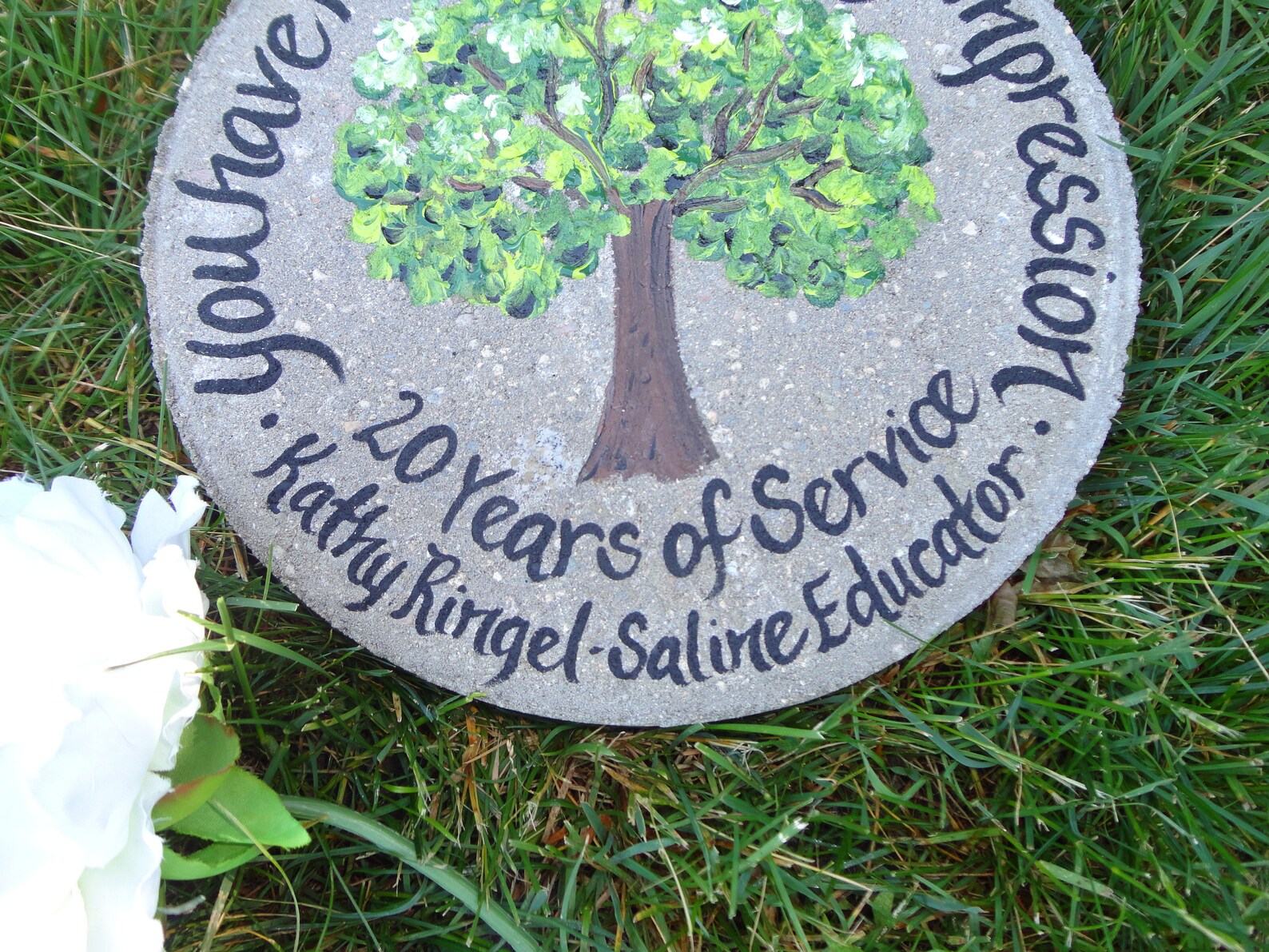 RETIREMENT GIFT Hand Painted Stepping Stone Retirement - Etsy