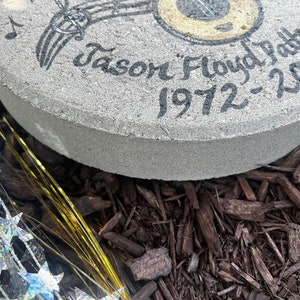 MUSIC Memorial Gift. Music Memorial Garden Stone Gift, Guitar, Music ...