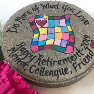 QUILT Gift, Seamstress Gift, Retirement Gifts, Painted Quilt, Nurse ...