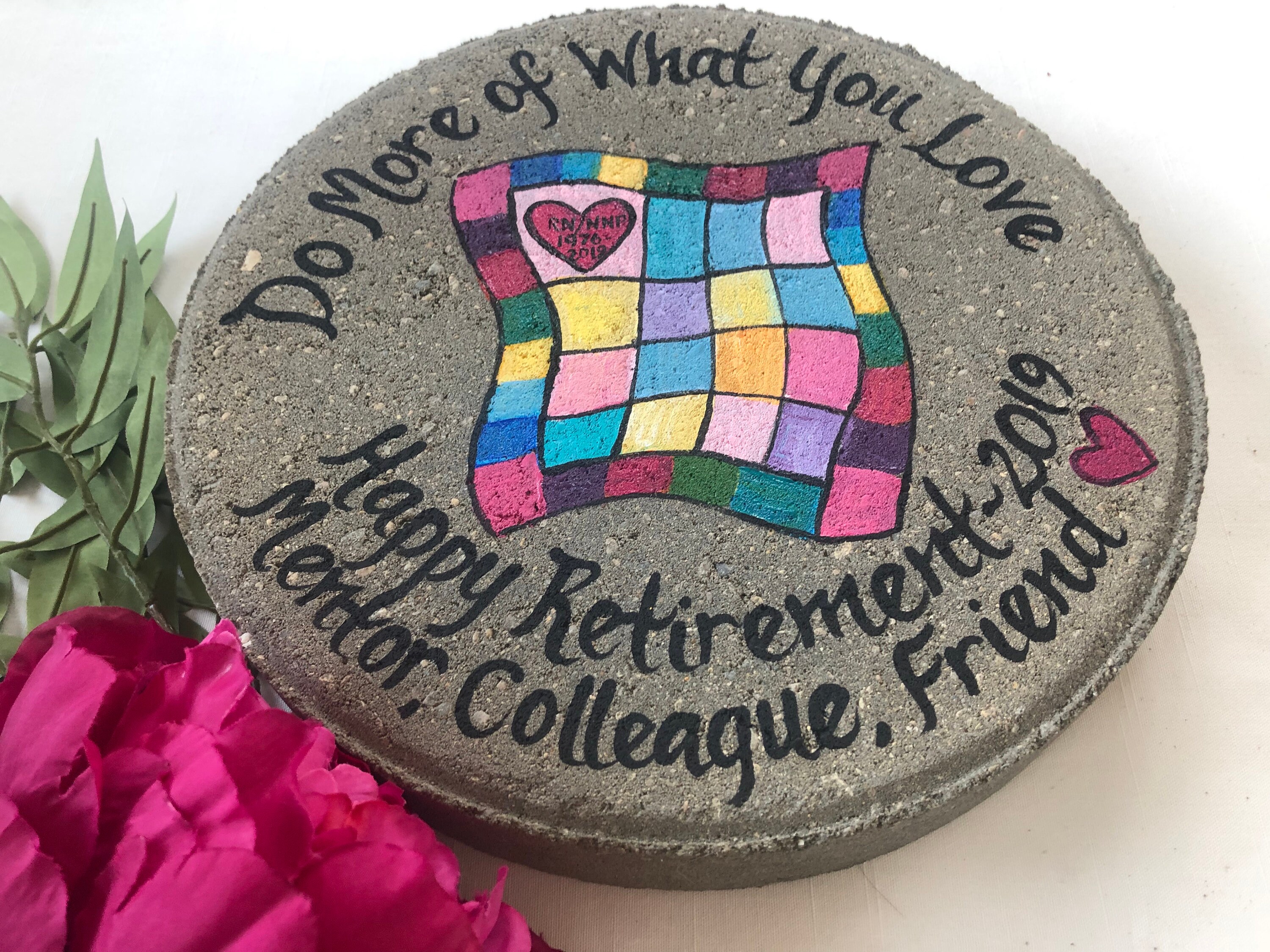 QUILT Gift, Seamstress Gift, Retirement Gifts, Painted Quilt, Nurse ...