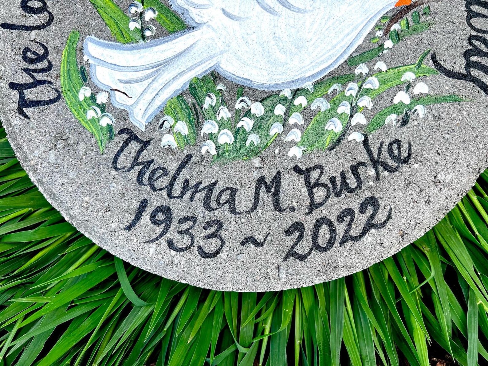 DOVE Memorial Stone Memorial Garden Stone Memorial Gift - Etsy