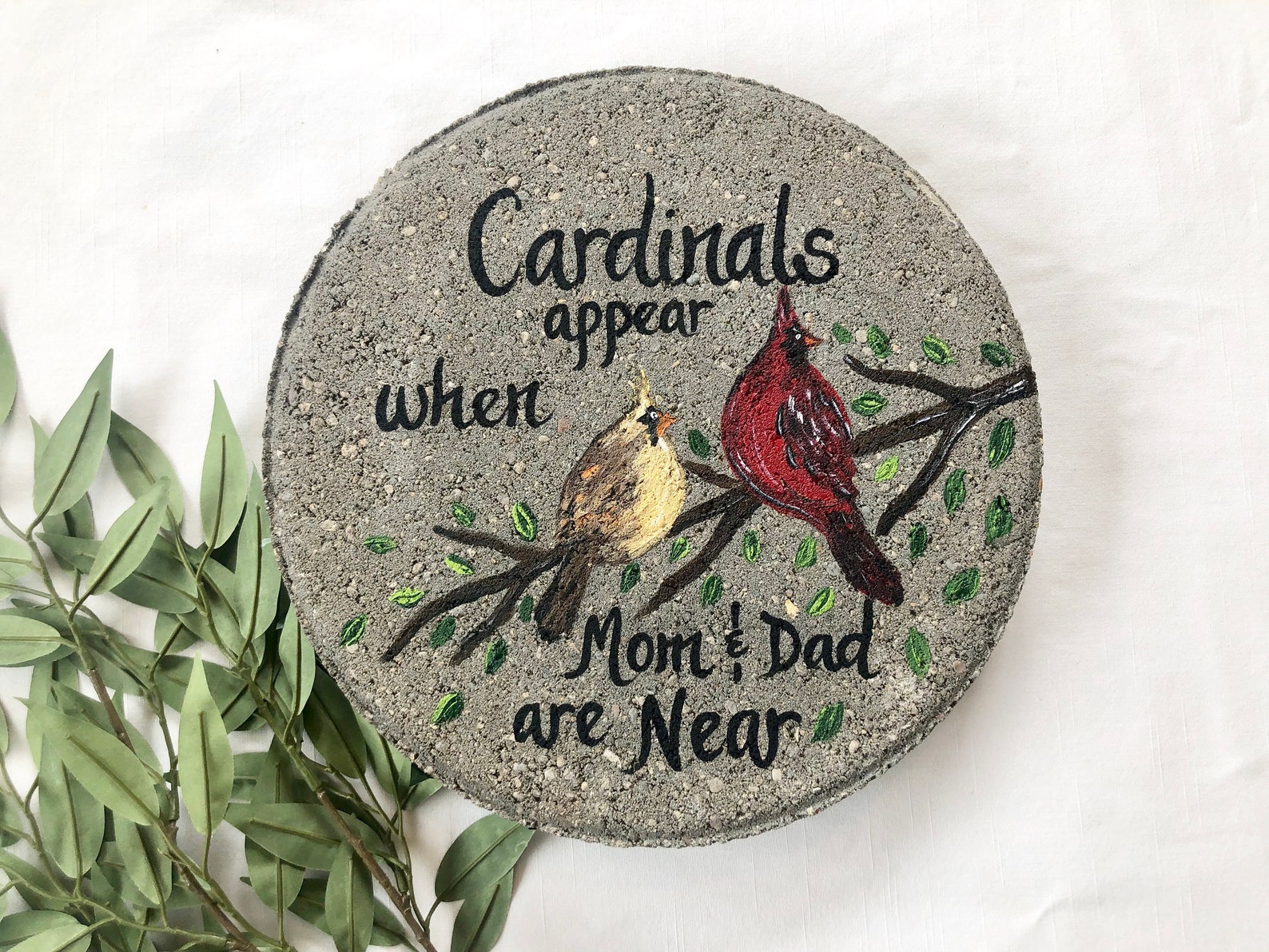 CARDINAL Gift Mom & Dad Memorial Gift Memorial Cardinal | Etsy