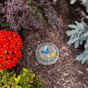 HUMMINGBIRD Memorial Stone Memorial Gift Memorial Gifts - Etsy