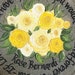 YELLOW ROSES MEMORIAL Garden Rock, Wedding Gift, Personalized Garden ...