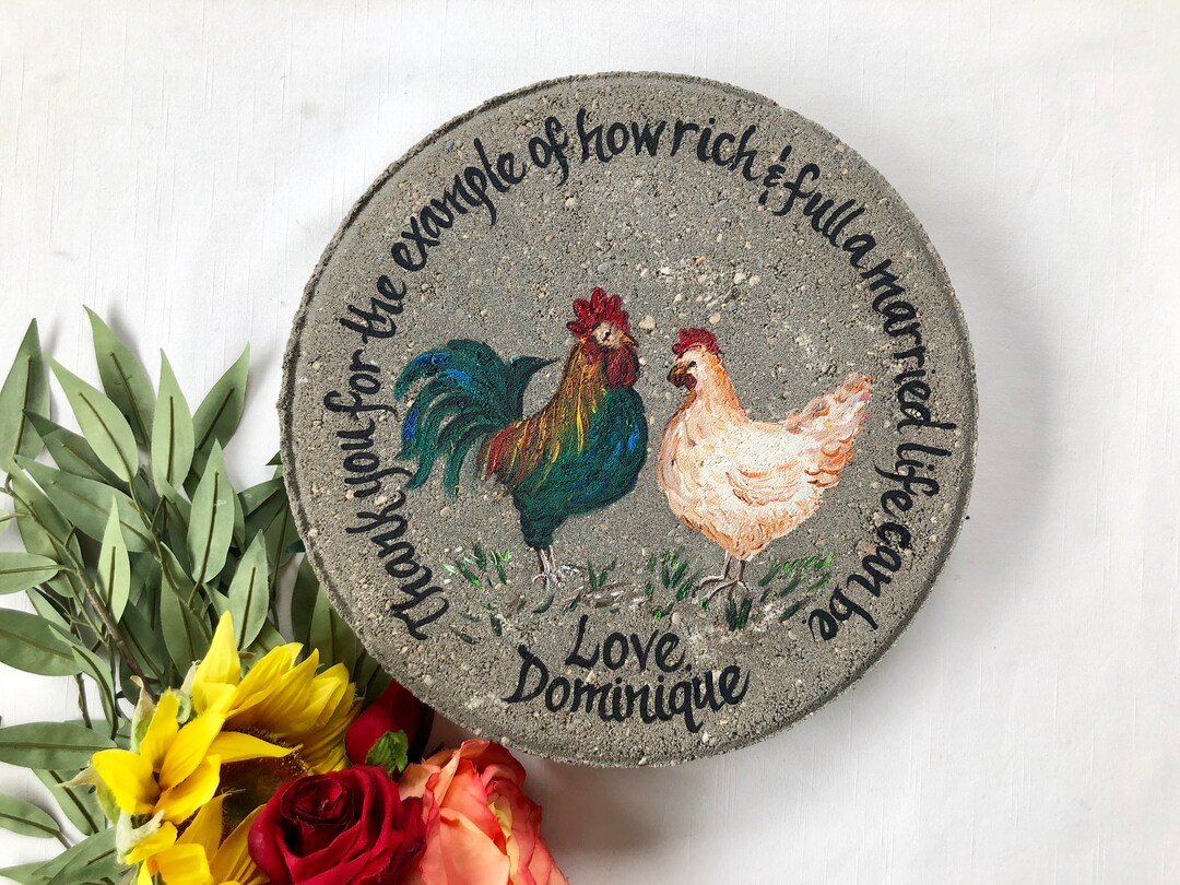 Rooster & Hen, Wedding Gift for Parents, Mother of the Bride Gift ...