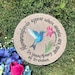 HUMMINGBIRD Memorial Stone Memorial Gift Memorial Gifts | Etsy