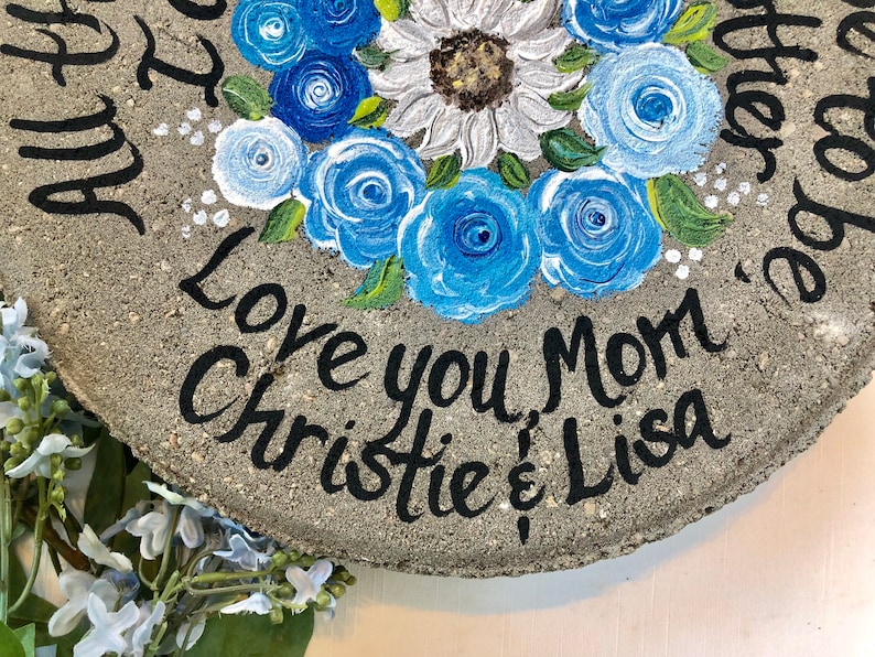 MOTHER Memorial Stone Memorial Garden Stone Memorial Gift - Etsy