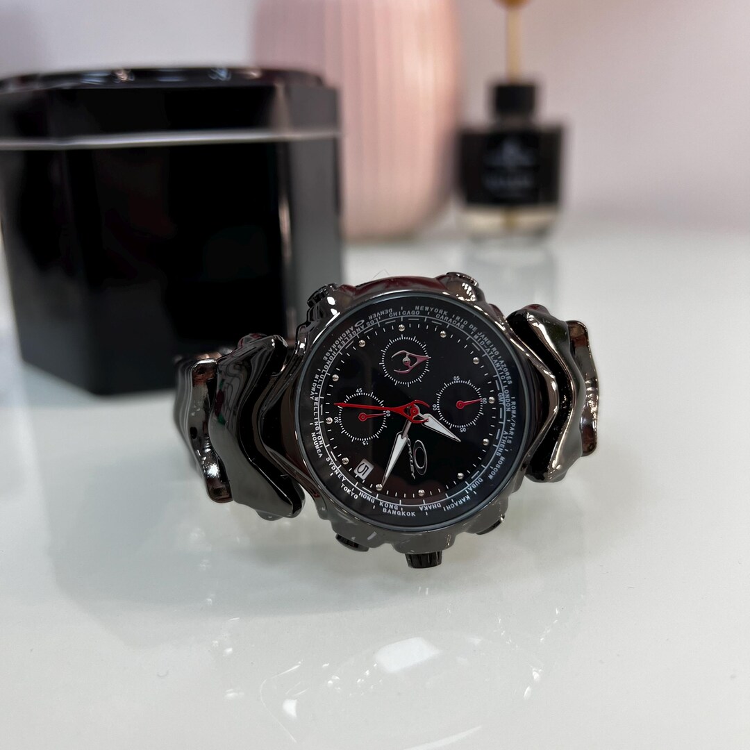 Oakley GMT 2003 Limited Edition Watch – Rare Black Metal Tripe ...