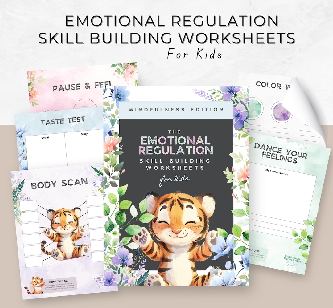 Emotional Regulation Worksheets,sensory & Mindfulness Activities ...