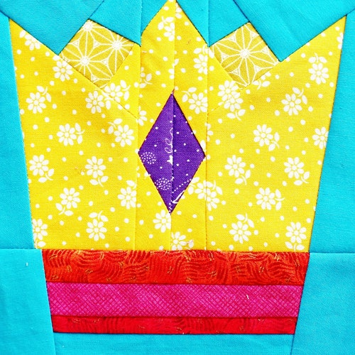 Crown Princess Queen King Royalty Quilt Block PDF Pattern - Etsy
