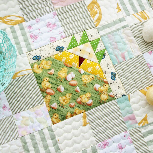Patchwork Chicken - Etsy