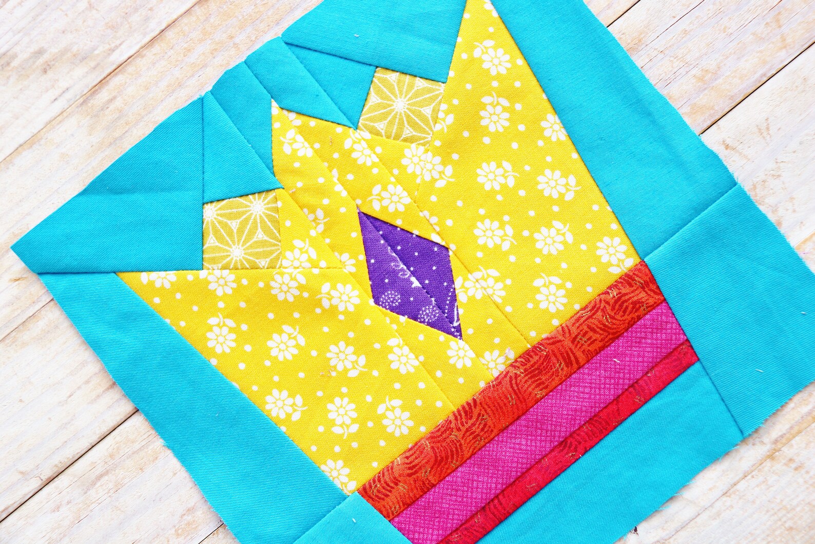 Crown Princess Prince Birthday Quilt Block Pattern PDF Instant Download ...