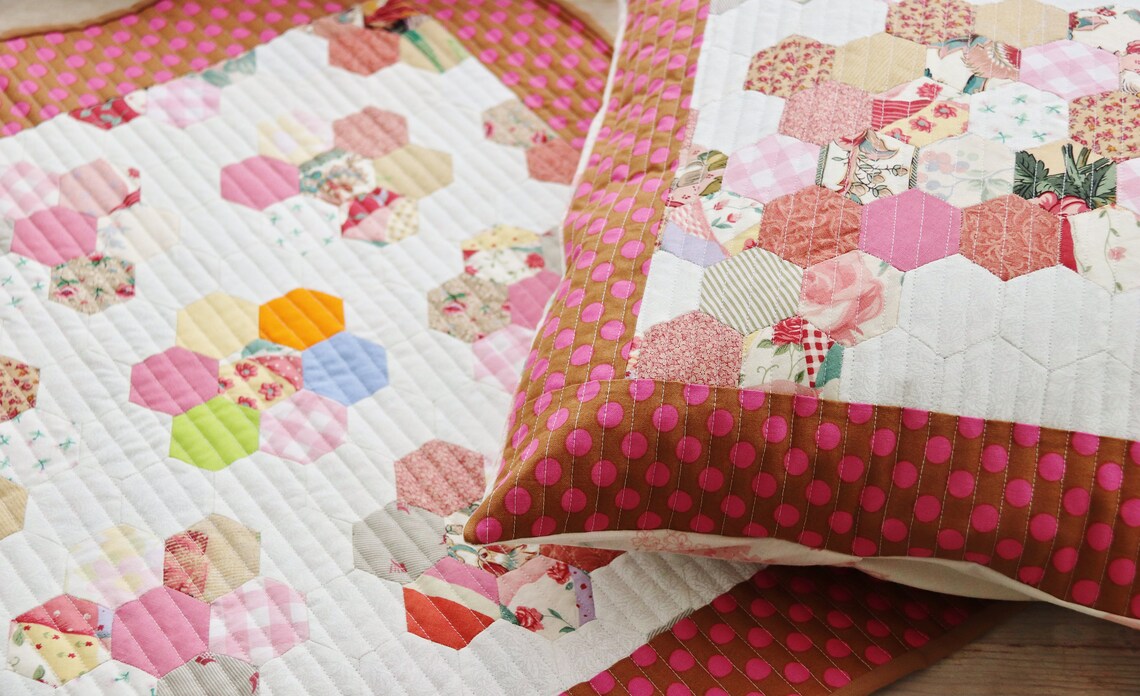 Quilt Baby Patchwork Newborn Crib Pram Stroller Bedding Pink | Etsy