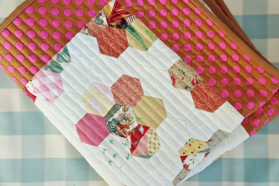 Quilt Baby Patchwork Newborn Crib Pram Stroller Bedding Pink | Etsy