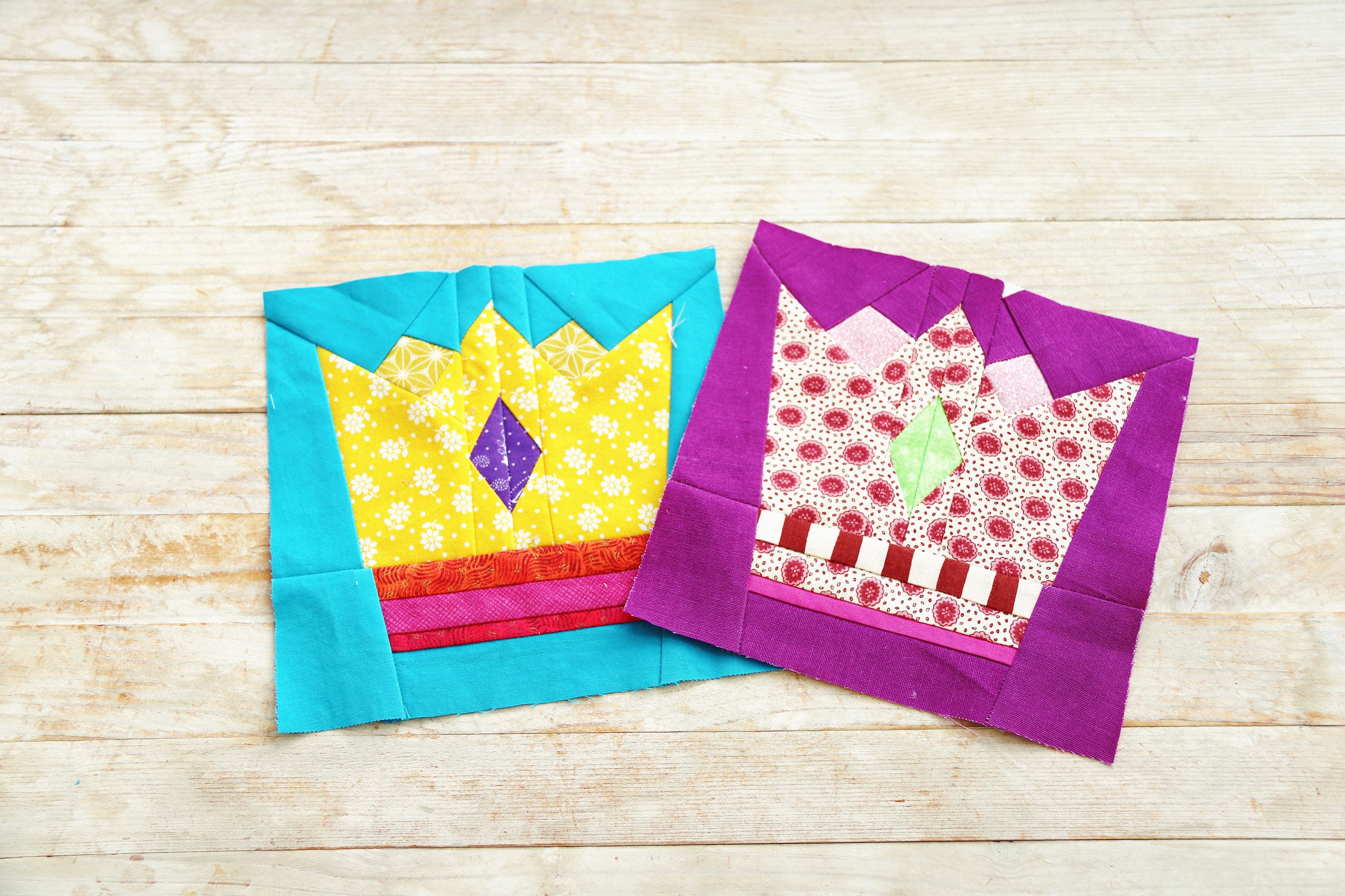 Crown Princess Prince Birthday Quilt Block Pattern PDF Instant Download ...