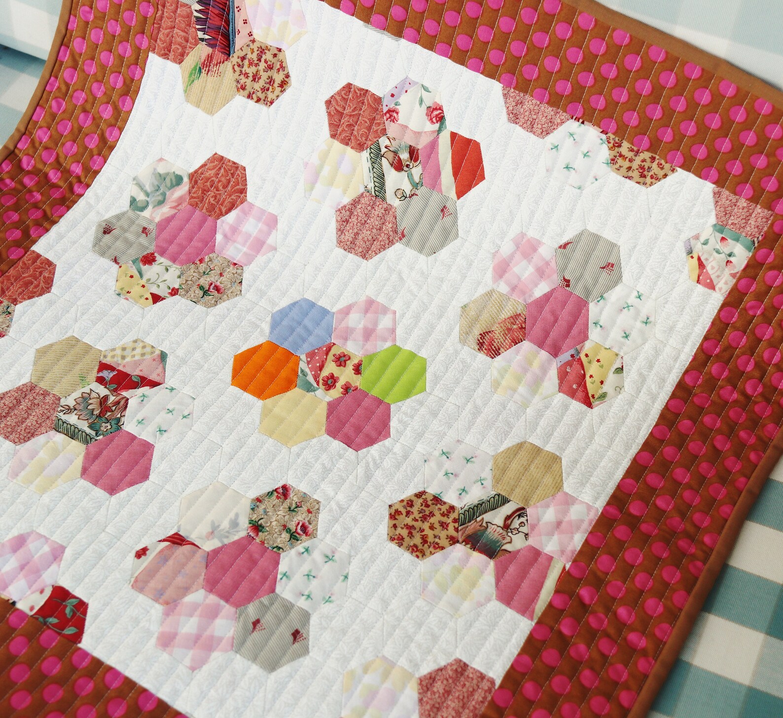 Quilt Baby Patchwork Newborn Crib Pram Stroller Bedding Pink | Etsy