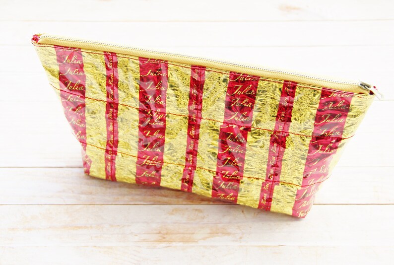 Cosmetic Bag Candy Wrapper Carry-all Zipper Pouch Make-up - Etsy