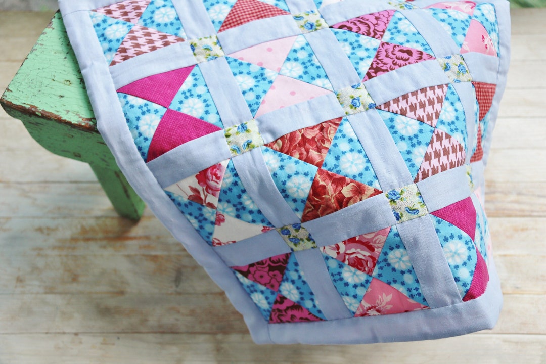 Quilt Baby Patchwork Newborn Modern Crib Pram Stroller Bedding Mini ...