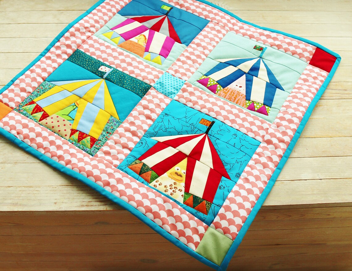 Quilt Baby Patchwork Newborn Circus Tent Horse Crib Pram | Etsy