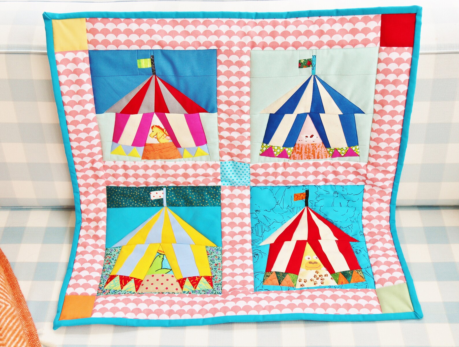 Quilt Baby Patchwork Newborn Circus Tent Horse Crib Pram | Etsy