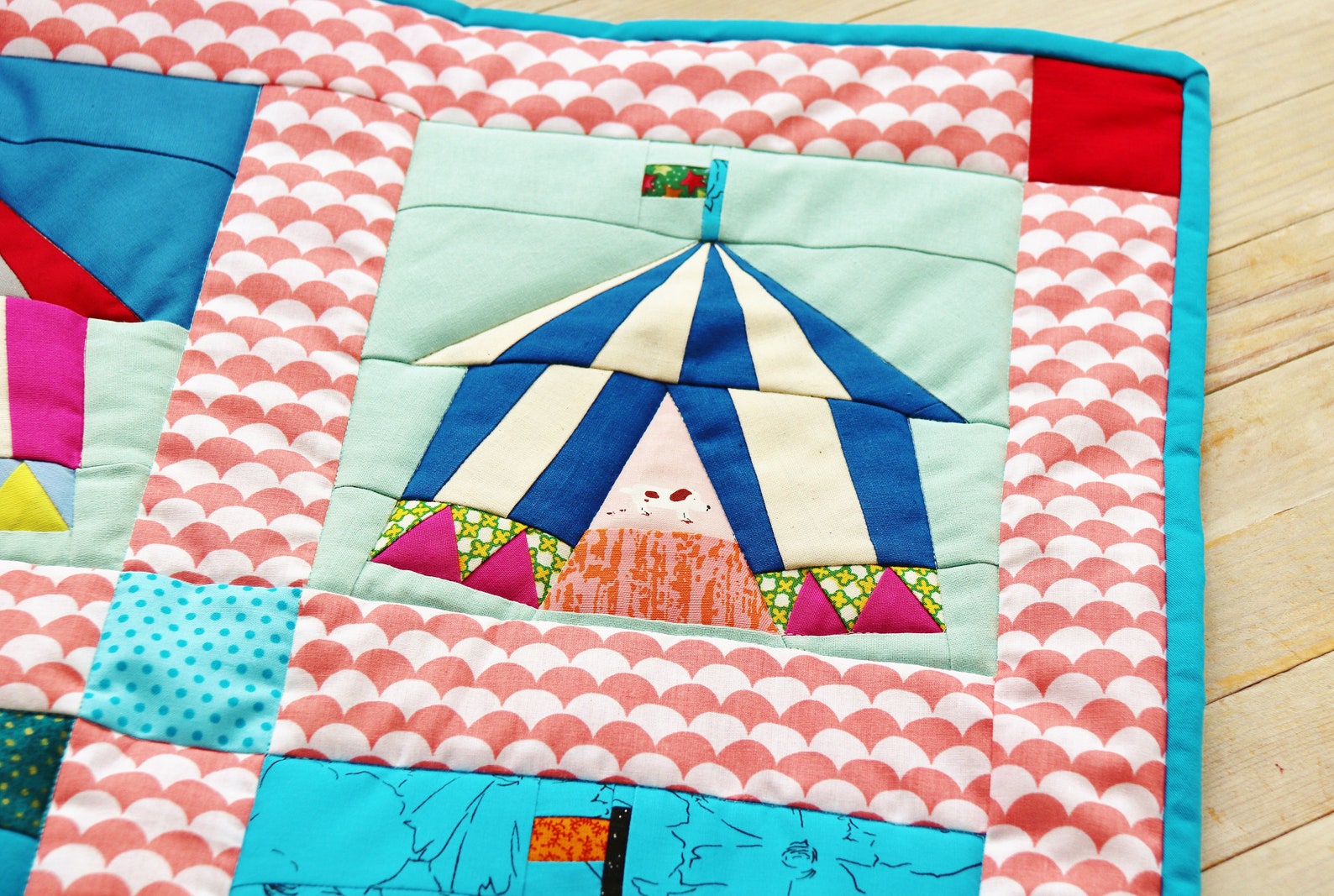 Quilt Baby Patchwork Newborn Circus Tent Horse Crib Pram - Etsy