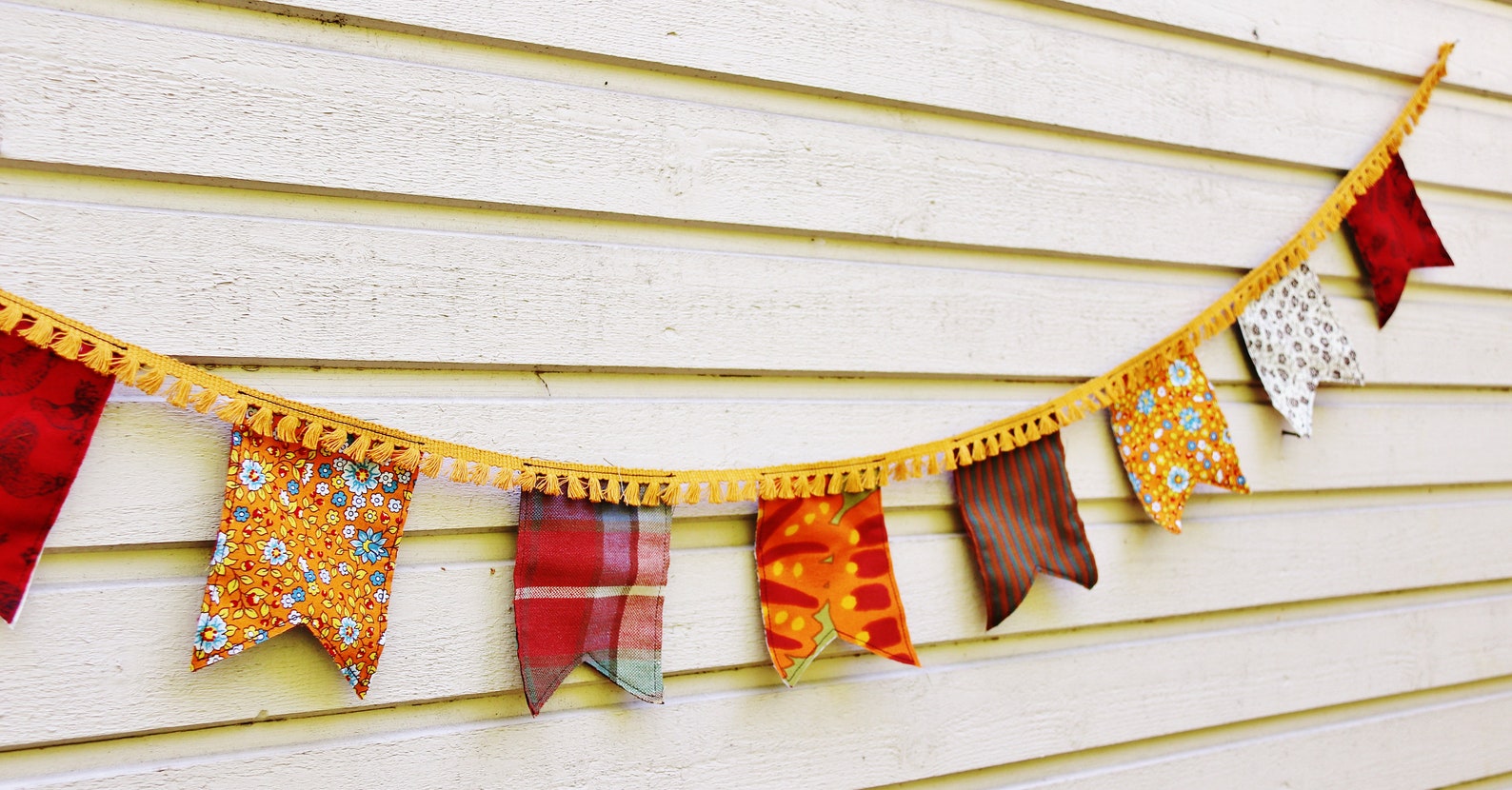 Bunting Pennant Garland Flag Banner Ornament Boho Birthday Garden Party ...