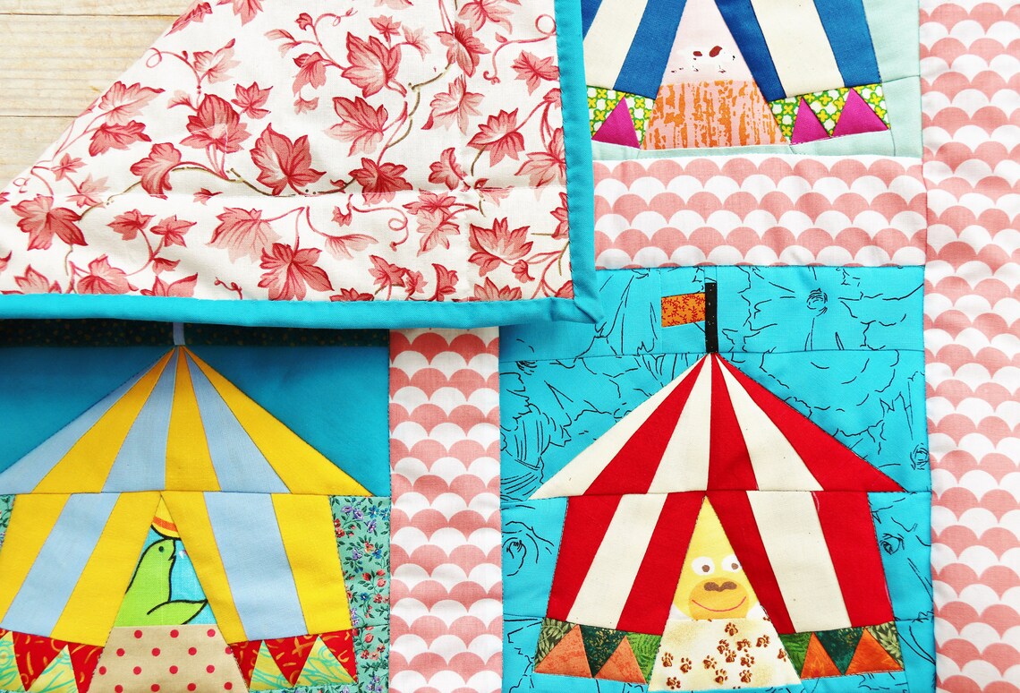 Quilt Baby Patchwork Newborn Circus Tent Horse Crib Pram | Etsy