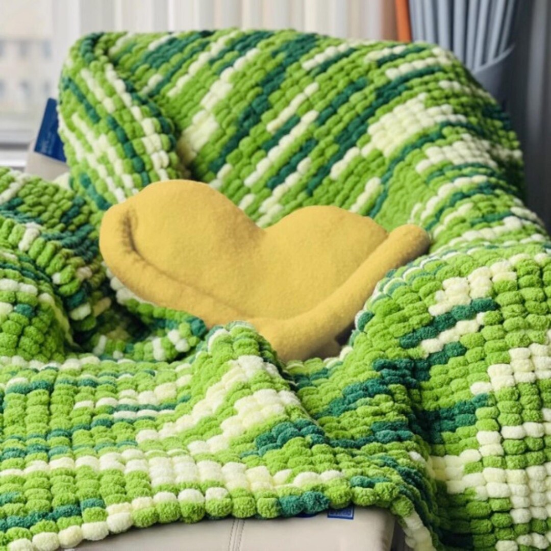 DIY Chunky Knit Blanket Kit – Includes Full Video Tutorial - Etsy