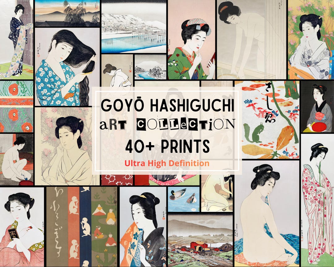 40+ Goyō Hashiguchi Art Prints, Ultra High-def 10K+ Japanese Shin-hanga ...