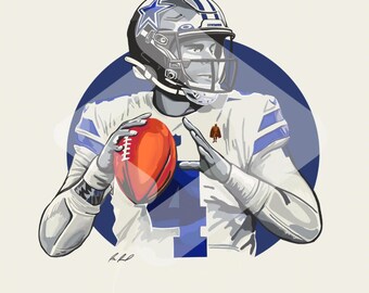 Dak Prescott Png - Etsy