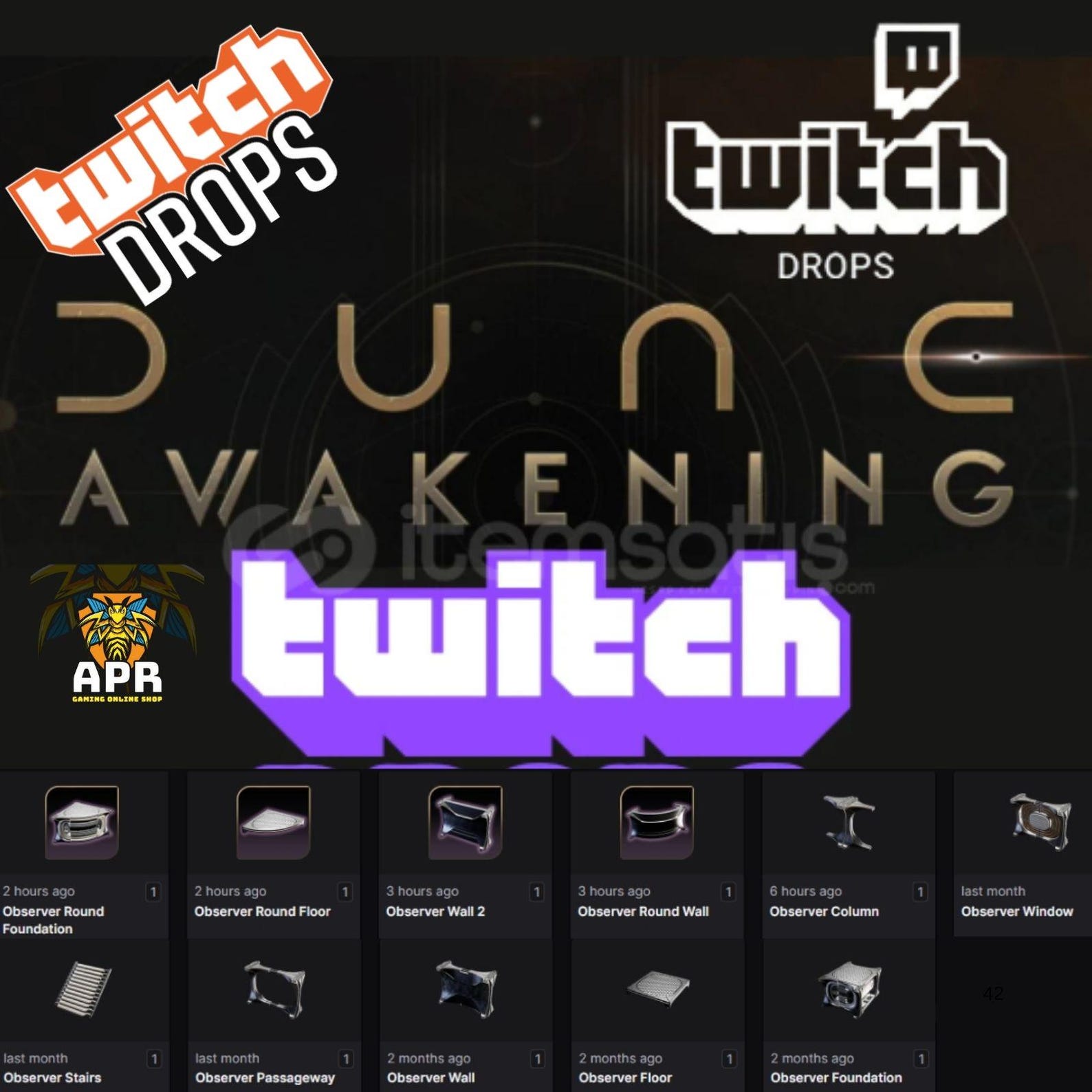 Dune: Awakening -twitch Drops Observer Set X39 Items - Etsy