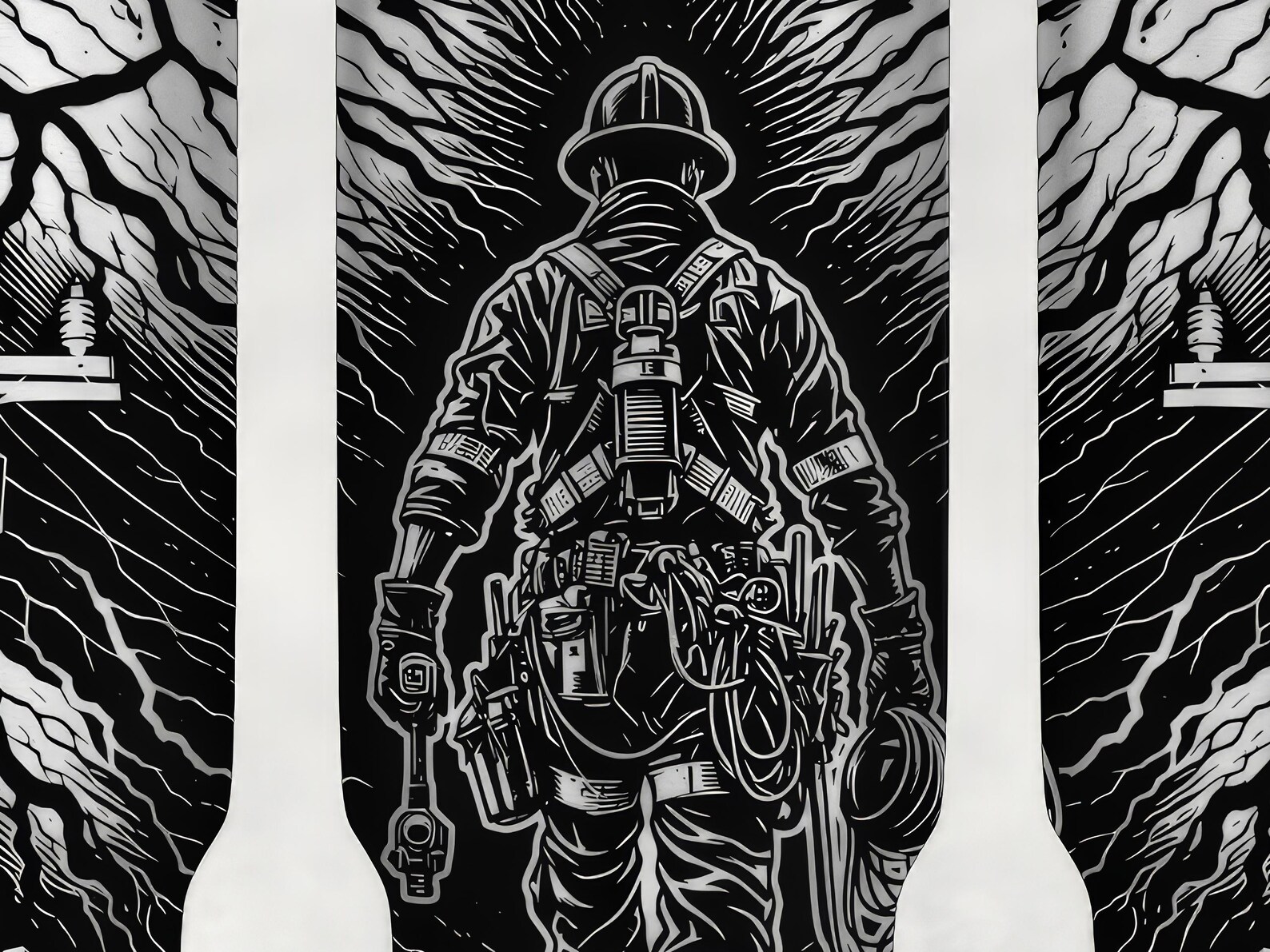 Lineman Laser SVG 40oz Tumbler Wrap | Powerline Worker Utility ...