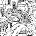 Magic House From a Fairy Tale. Hand Drawing Sketch, Illustration for ...