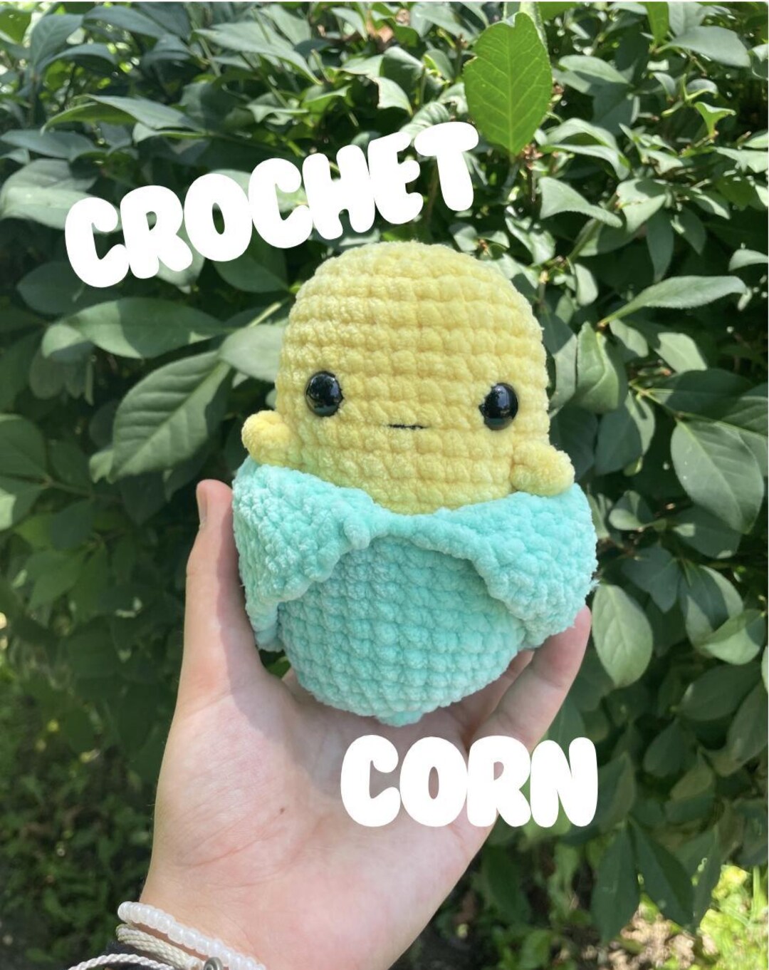 Crochet Amigurumi Corn Plushie - Etsy
