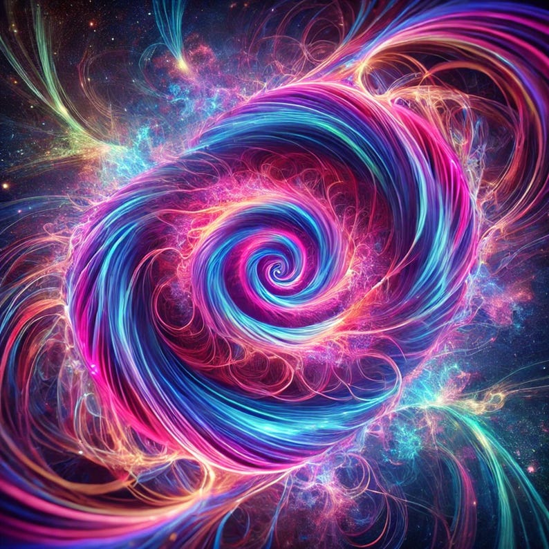 Psychedelic, Torus, Energy Field, Digital Art, Digital Download ...