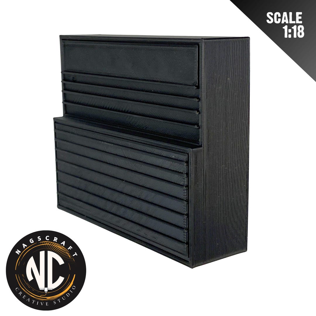 Miniature 1:18 Scale Mechanic Toolbox Scale Model for Diorama by ...