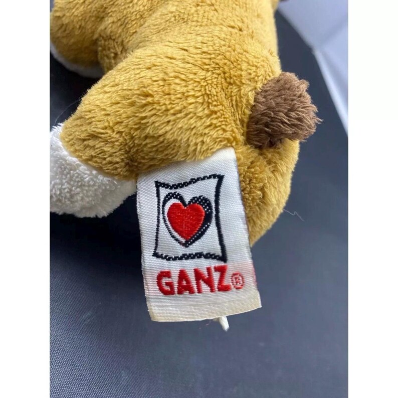Webkinz Ganz Bulldog Lil'kinz HS126 Plush Stuffed Toy Animal Brown Dog ...